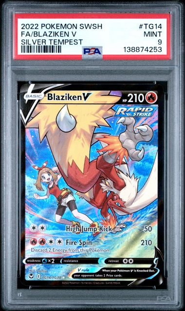 Pokemon Blaziken V TG14/TG30 Pokemon Sword And Shield Silver Tempest 2