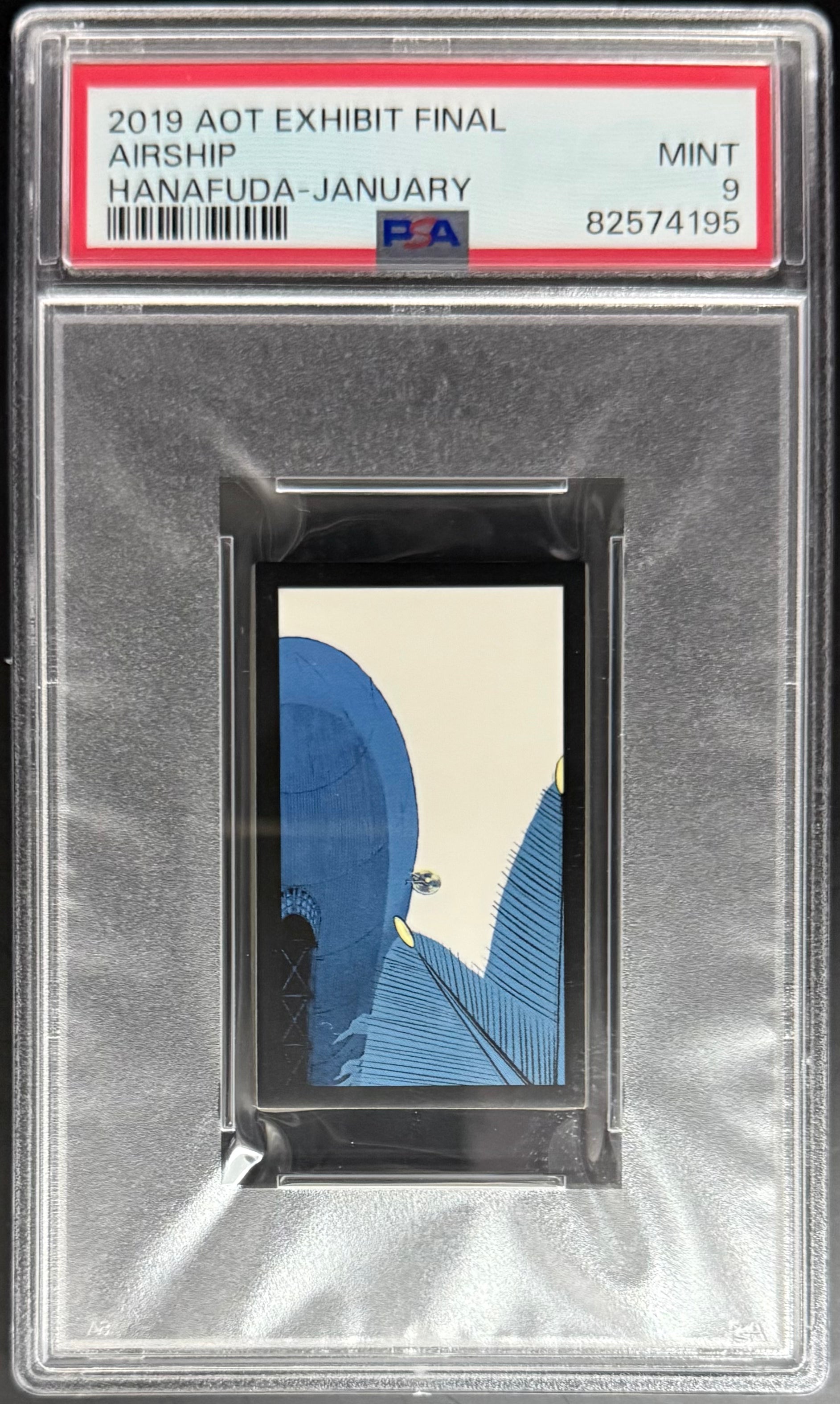 AOT Exhibit Final Airship Hanafuda-January 2019 PSA 9